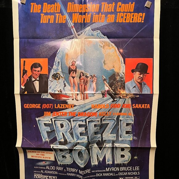 Art | Freeze Bomb Death Dimension One Sheet Movie Poster Jim Brown ...